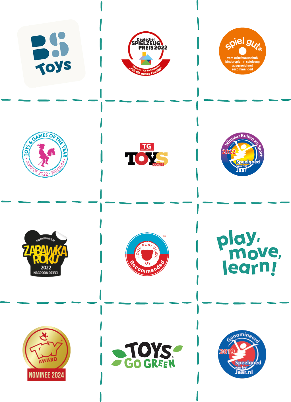 Awards and winning products - BS Toys